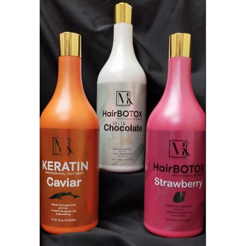 mk hair botox strawberry and chocolate 1000ml botox hair treatment ...