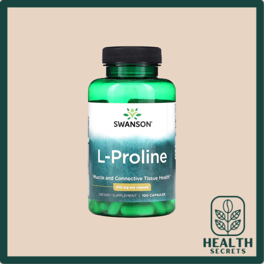 Swanson, L-Proline, 500 mg, 100 Capsules | Shopee Philippines