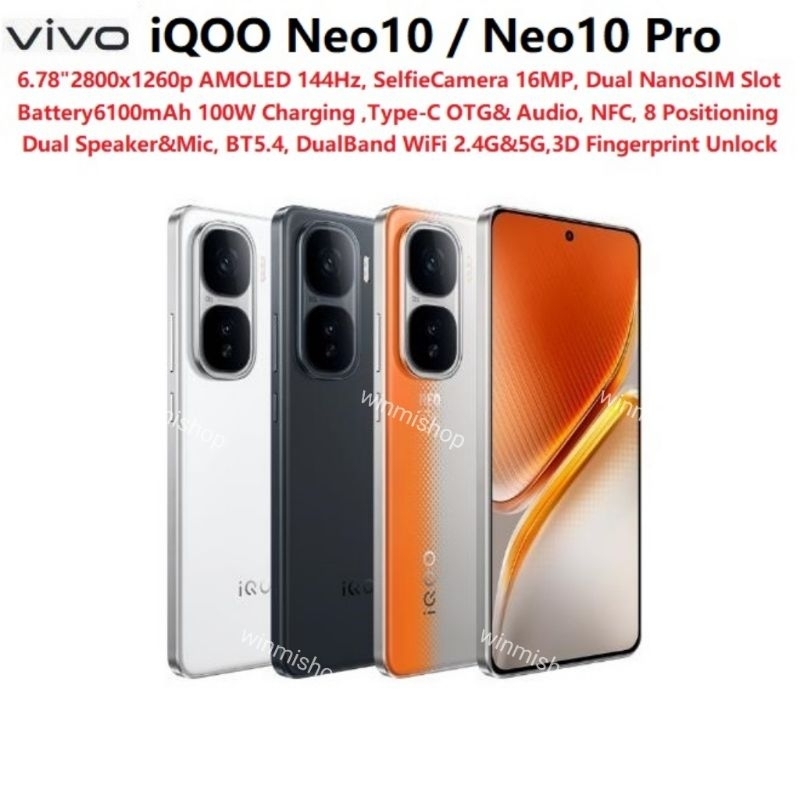 iQOO Neo10 / Neo 10 Pro 5G Smartphone No COD | Shopee Philippines