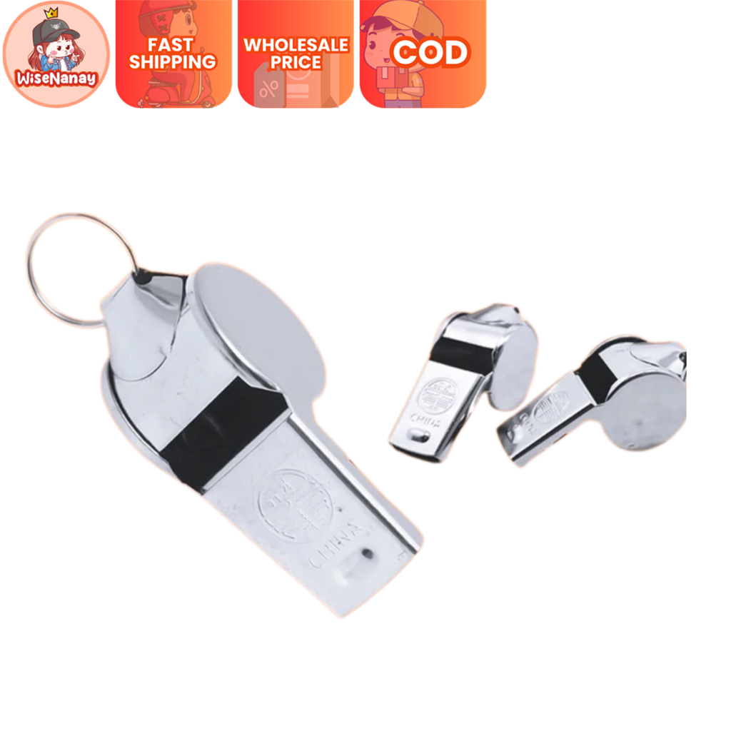 WiseNanay Metal Whistle #CY211 - Security Emergency Whistle Pito sipol ...