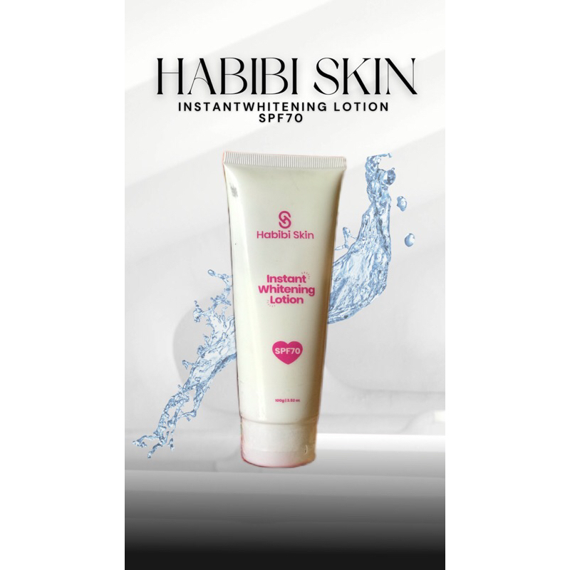 HABIBI SKIN INSTANT WHITENING LOTION SPF70 | Shopee Philippines
