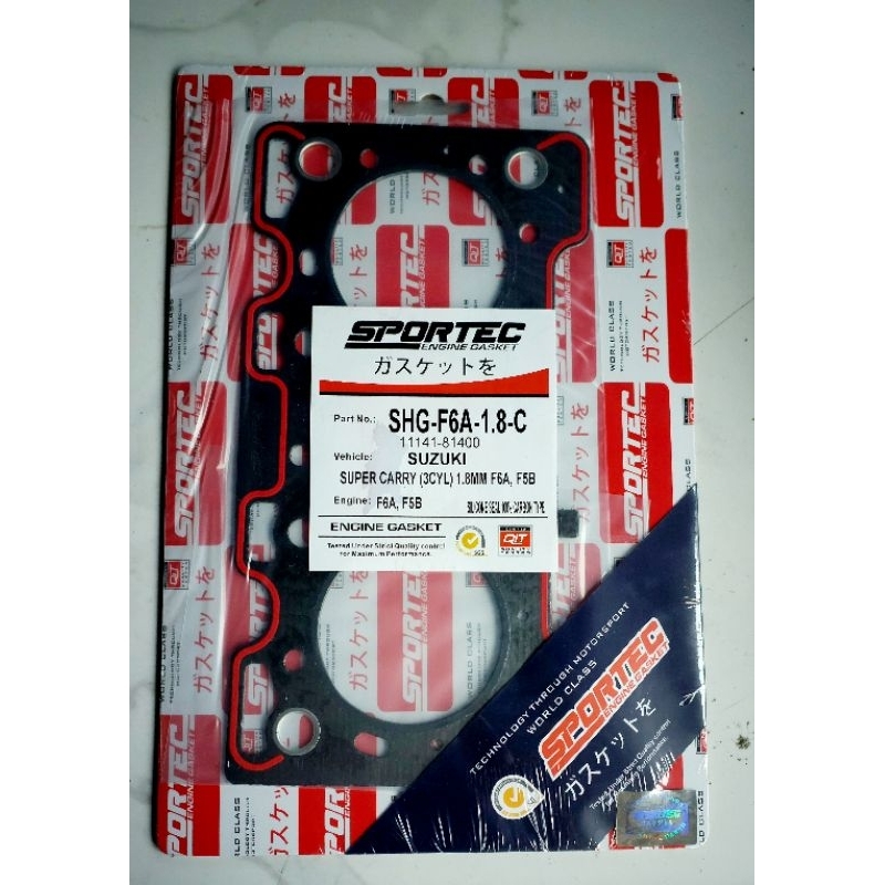 CYLINDER HEAD GASKET SUZUKI MULTICAB F6A CARBON SPORTEC SHG-F6A-1.8-C ...