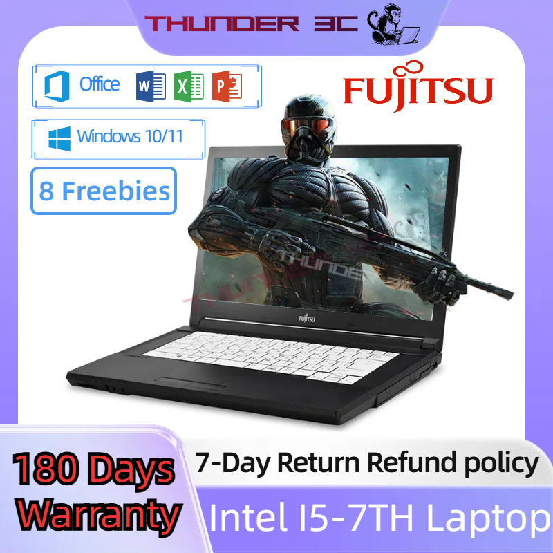 Used Fujitsu A577 15.6 inch Intel core i5 7th 8G RAM 500G HDD 256G SSD ...