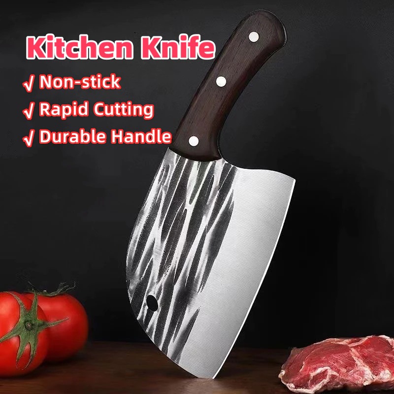 GDLITE Japanese Knife Kitchen Knife Traditional Handmade Chef's Chopper ...