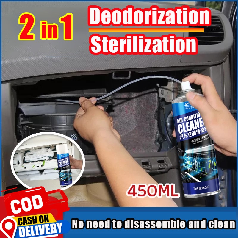 Car Air Conditioner Disinfectant Spray Sterilization No disassembly ...