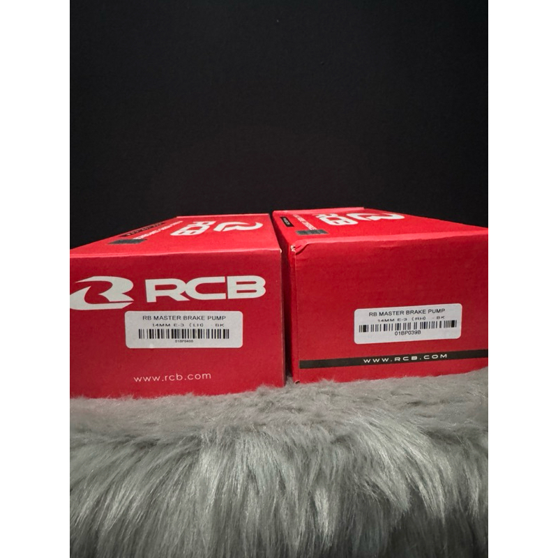Rcb Brake Master Pump E3 Series 14mm Black Left And Right (Sold as Set ...