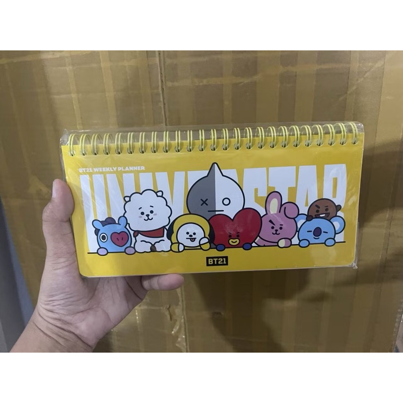 BT21 Universtar Weekly Planner AUTHENTIC OFFICIAL BTS MERCH | Shopee ...