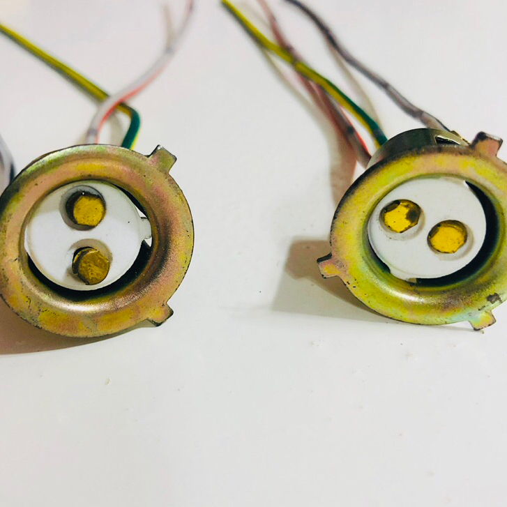 HEAD LIGHT SOCKET HIGH QUALITY HEAVY DUTY 100% PURE COPPER JAPAN WIRE ...