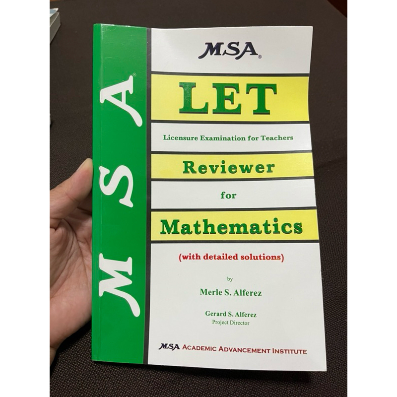 LET MATH MAJOR REVIEWER (2nd hand) | Shopee Philippines