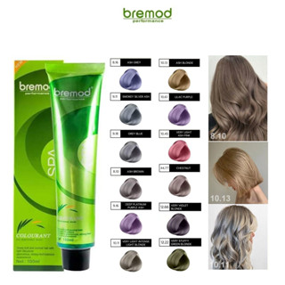 Bremod Hair Color Hair Dye Fashion Trend Color (Ash /Ash Gray / Purple ...