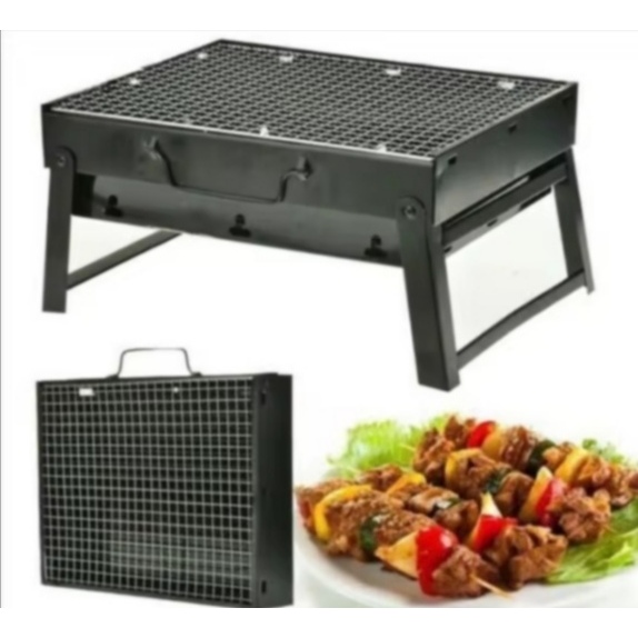 Barbeque Grill with Stand Stainless Steel Portable Barbeque Grill ...