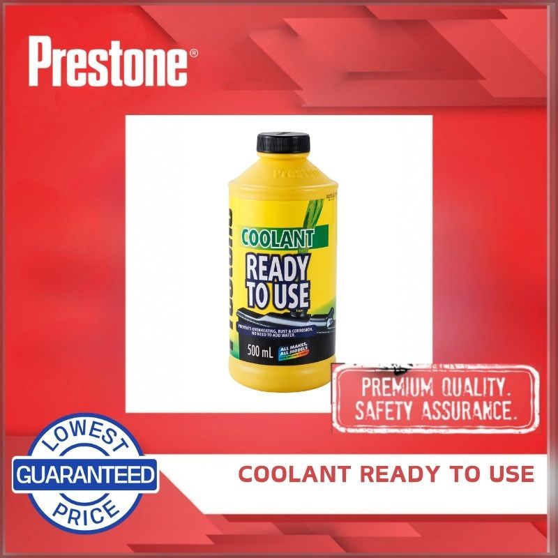 Prestone Coolant 500ml Green Color Engine Coolant For Car Radiator ...