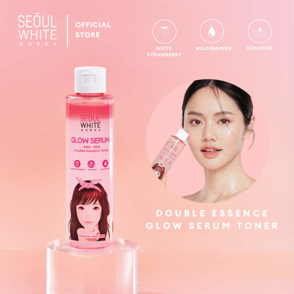 Seoul White Korea Glow Serum AHA/BHA Double Essence Serum 150ML | Shopee Philippines