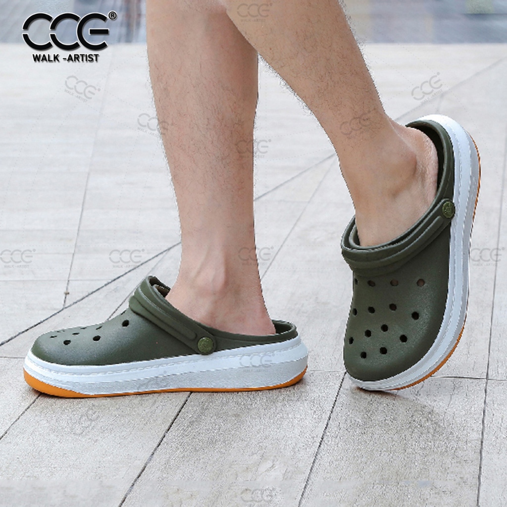 (2105) NEW CASUAL CLOGS FULL FORCE DURABLE FOR MALE 40-45 | Shopee ...