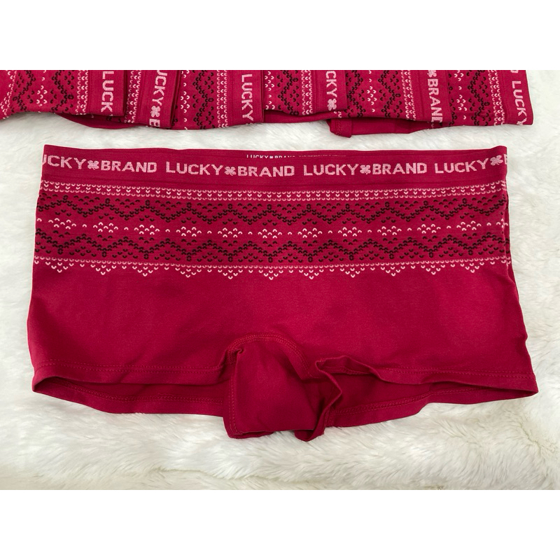 Authentic RED Lucky Brand Boyshorts New Arrival Ladies | Shopee Philippines