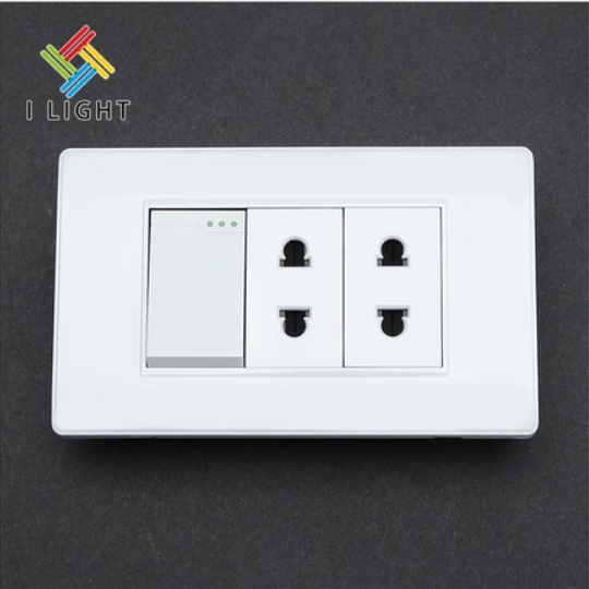 Wise series Universal Multi-functional 2 Gang Socket Outlet with 1 Gang ...