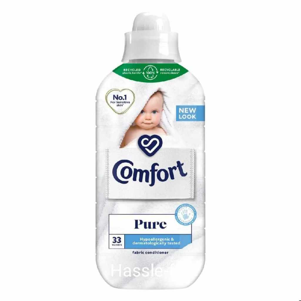 COMFORT PURE ULTRA-CONCENTRATED FABRIC CONDITIONER (990ML) MADE IN UK ...