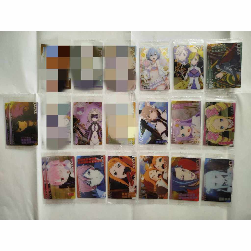 Re:zero Anime Cards (Sealed) (Official) | Shopee Philippines