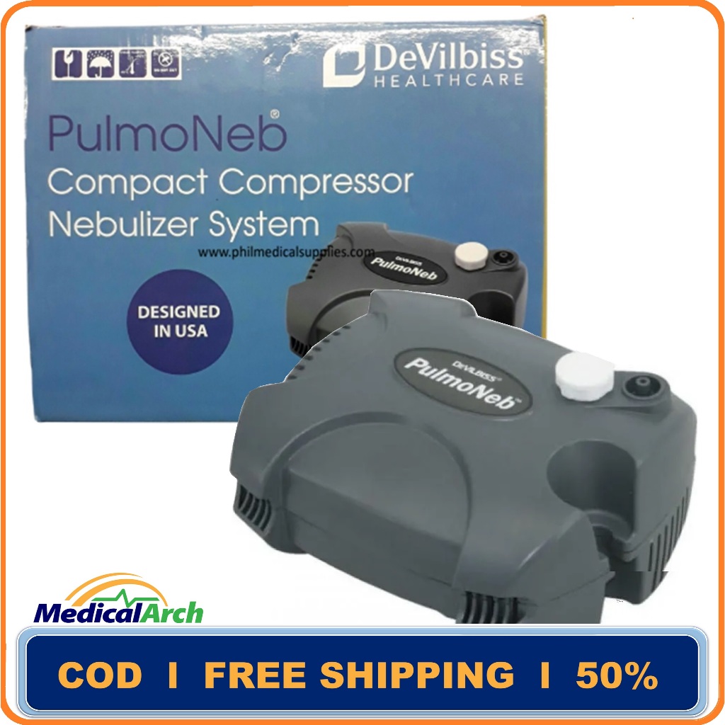 DeVilbiss PulmoNeb Compact Compressor Nebulizer Nasal Inhaler Nebulizer ...