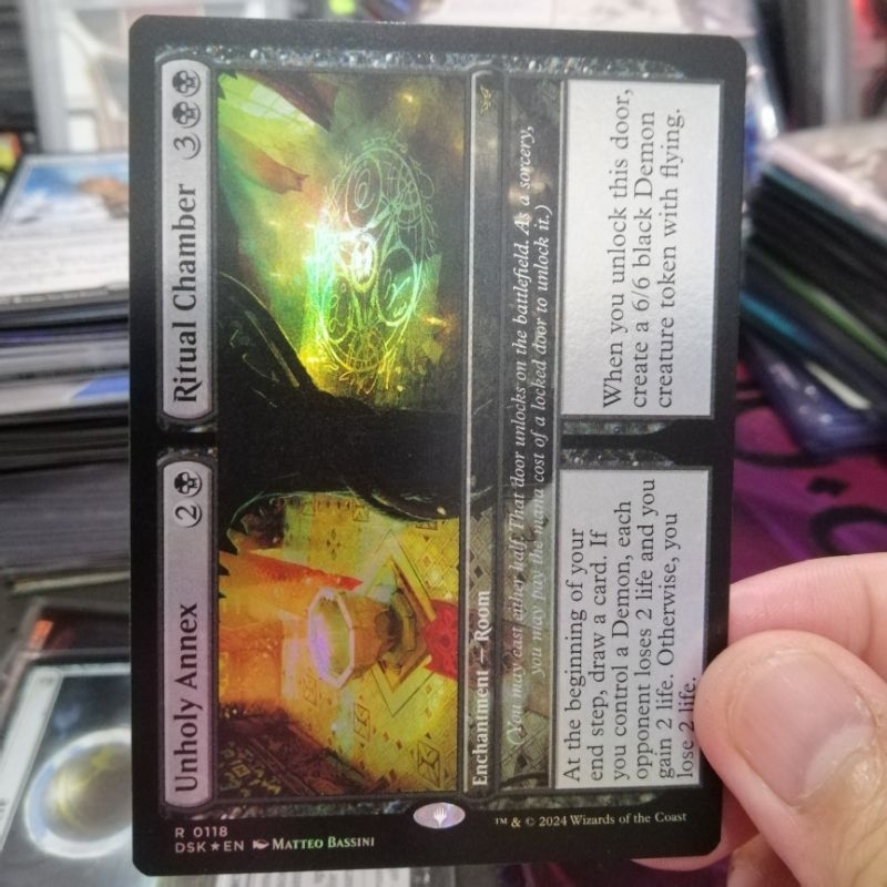 1 FOIL Unholy Annex Ritual Chamber DSK MTG card magic the gathering | Shopee Philippines