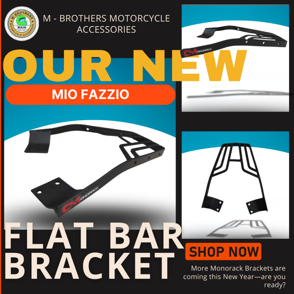 Yamaha Mio Fazzio CM Monorack Flat Bar Bracket for Motorcycle | Shopee ...