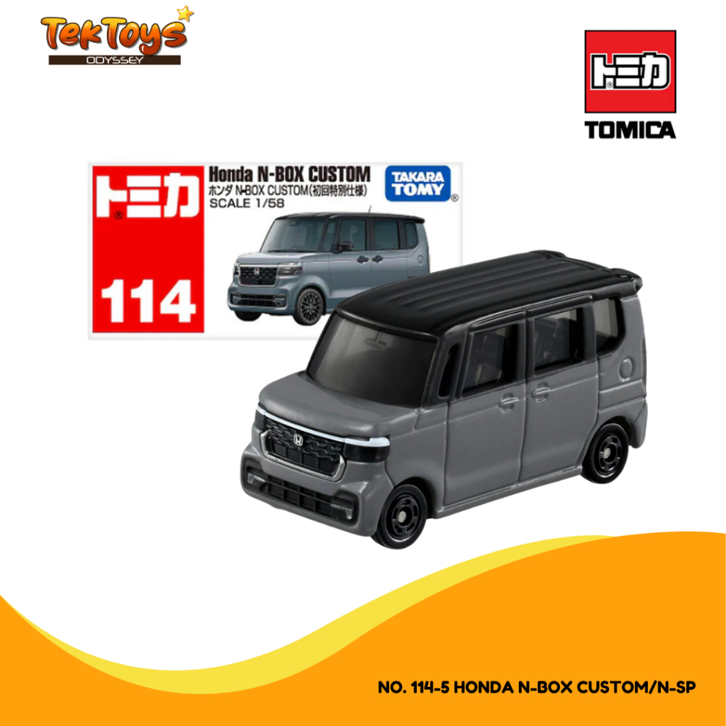 TOMICA - NO. 114-5 HONDA N-BOX CUSTOM/N-SP | Shopee Philippines