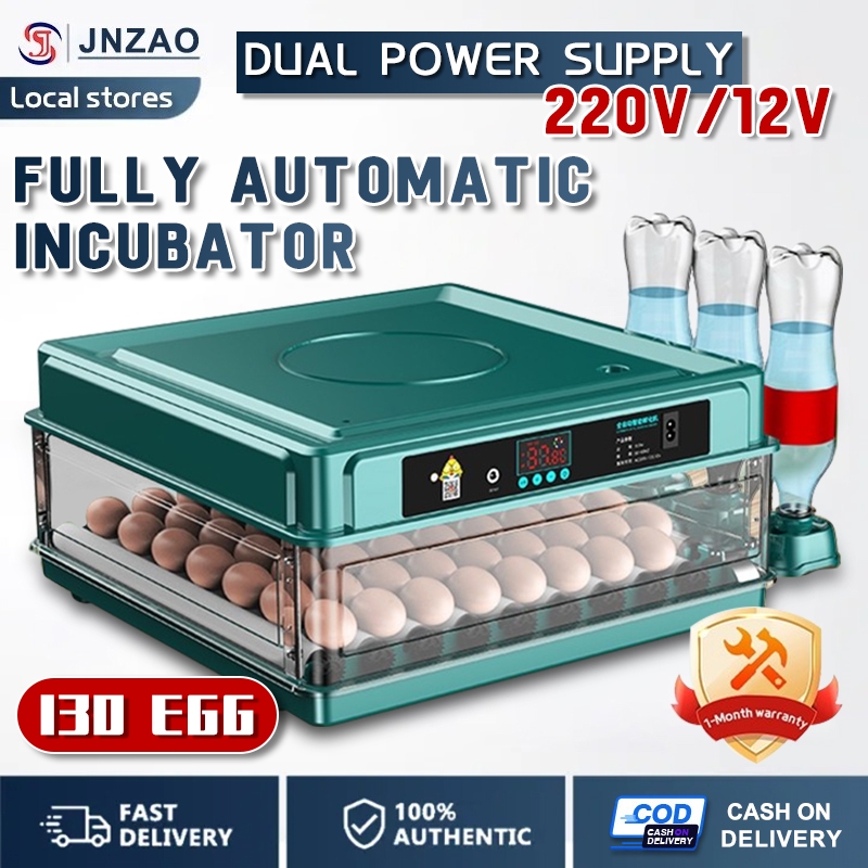 220V/12V incubator 12/24/48/64/130 automatic constant temperature incub digital incubator ...