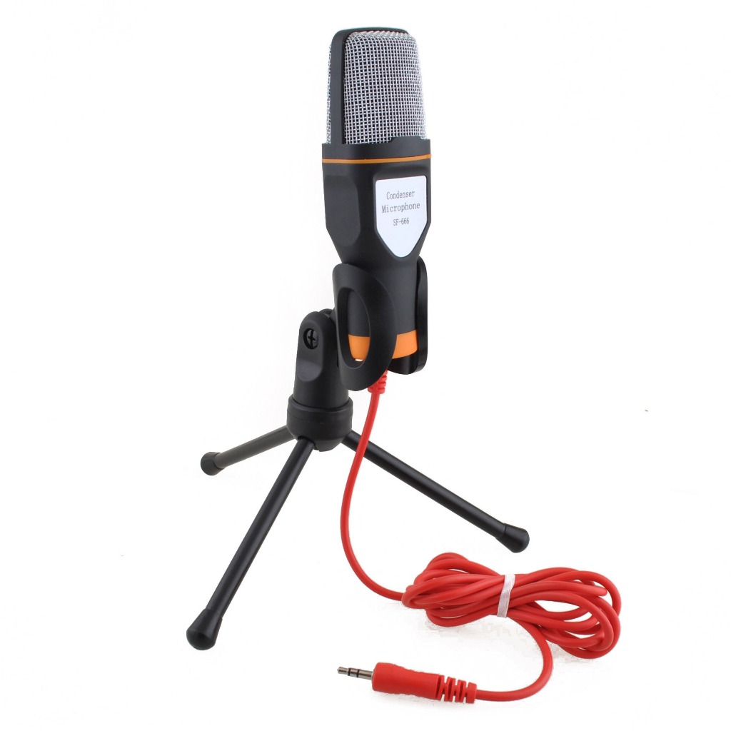 Microphone Plug And Play 360° Omnidirectional Microphone Audio Desktop ...