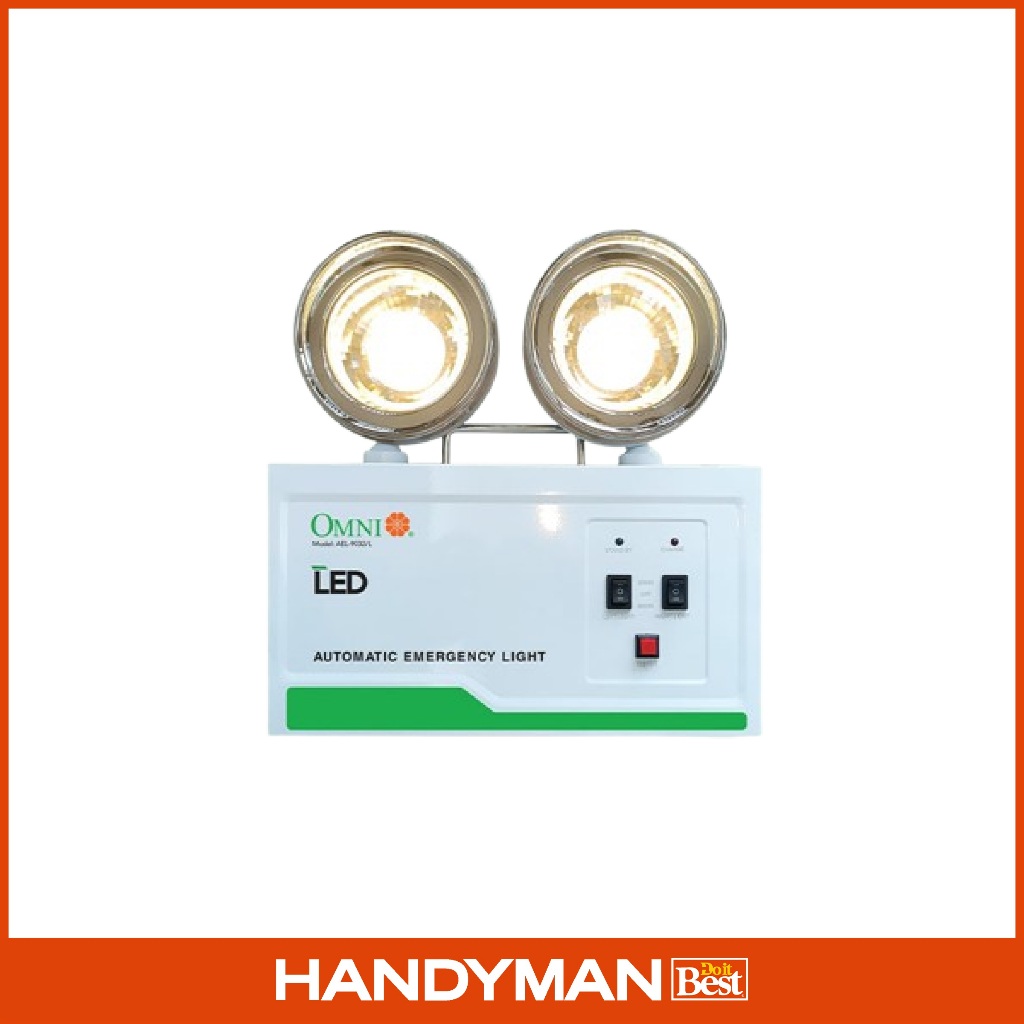 Omni LED Automatic Emergency Light 12V Dual Color (AEL-9032L) | Shopee Philippines