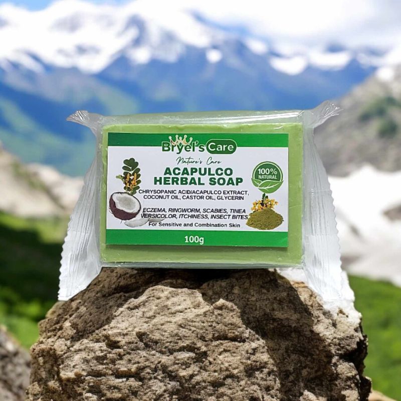 Acapulco Herbal Soap All Natural 100g Anti-Fungal Soap Eczema,Tinea ...