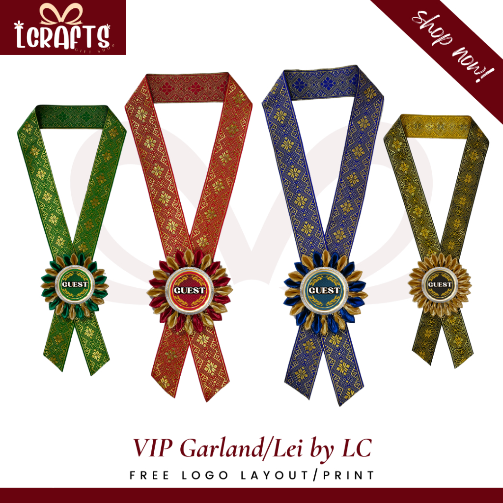 VIP Garland/Lei by LC (Customized Logo and Color) | Shopee Philippines