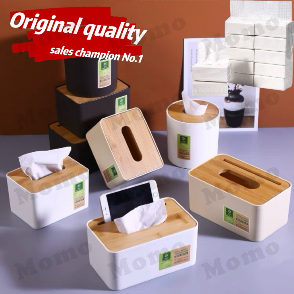 table organizer tissue holder with phone holder tissue holder for table ...