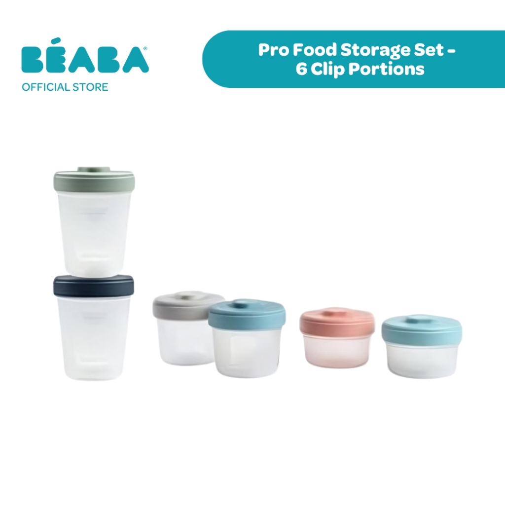 Beaba Pro Food Storage Set - 6 Clip Portions | Shopee Philippines