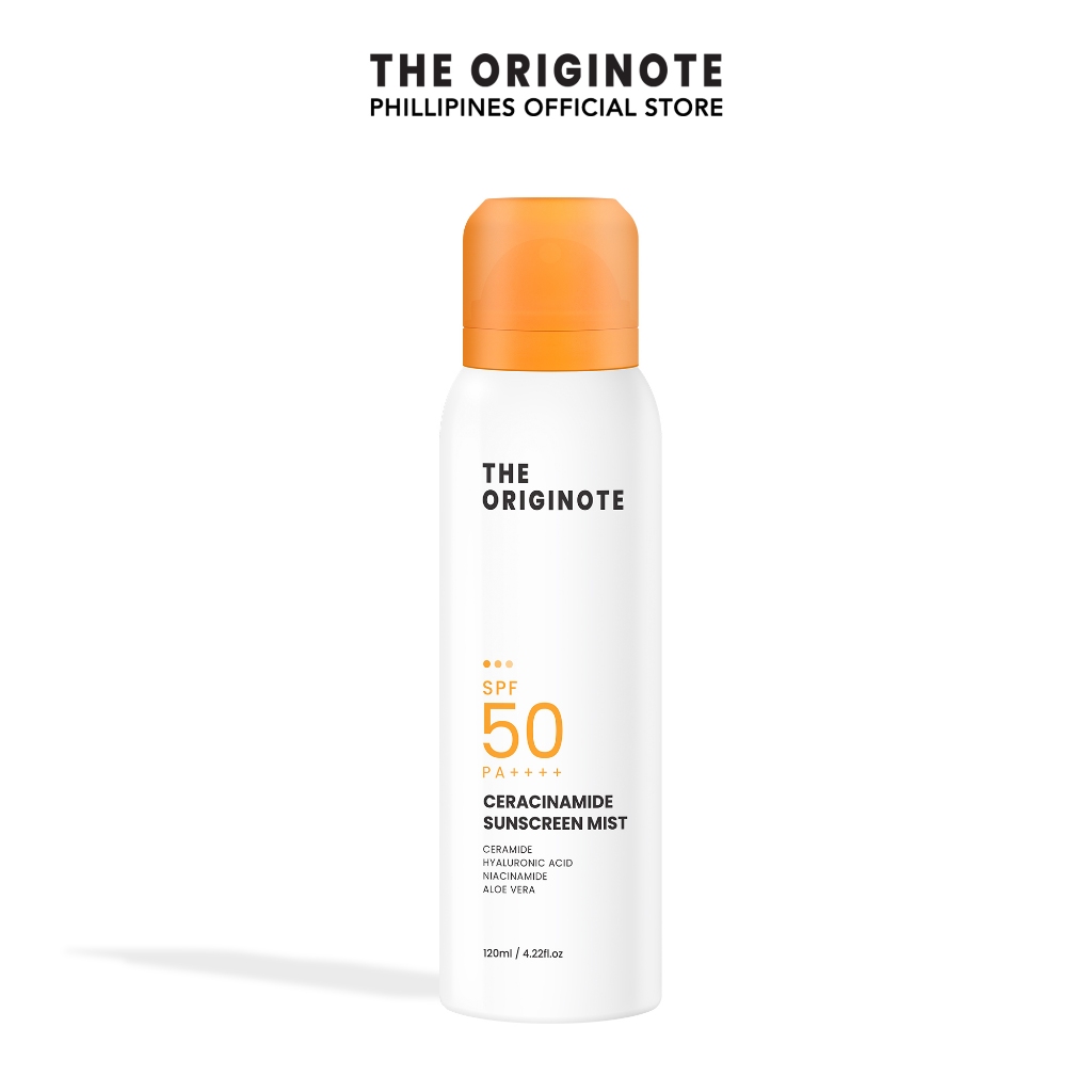 [120ml] The Originote Ceracinamide Sunscreen Mist SPF 50 PA ...