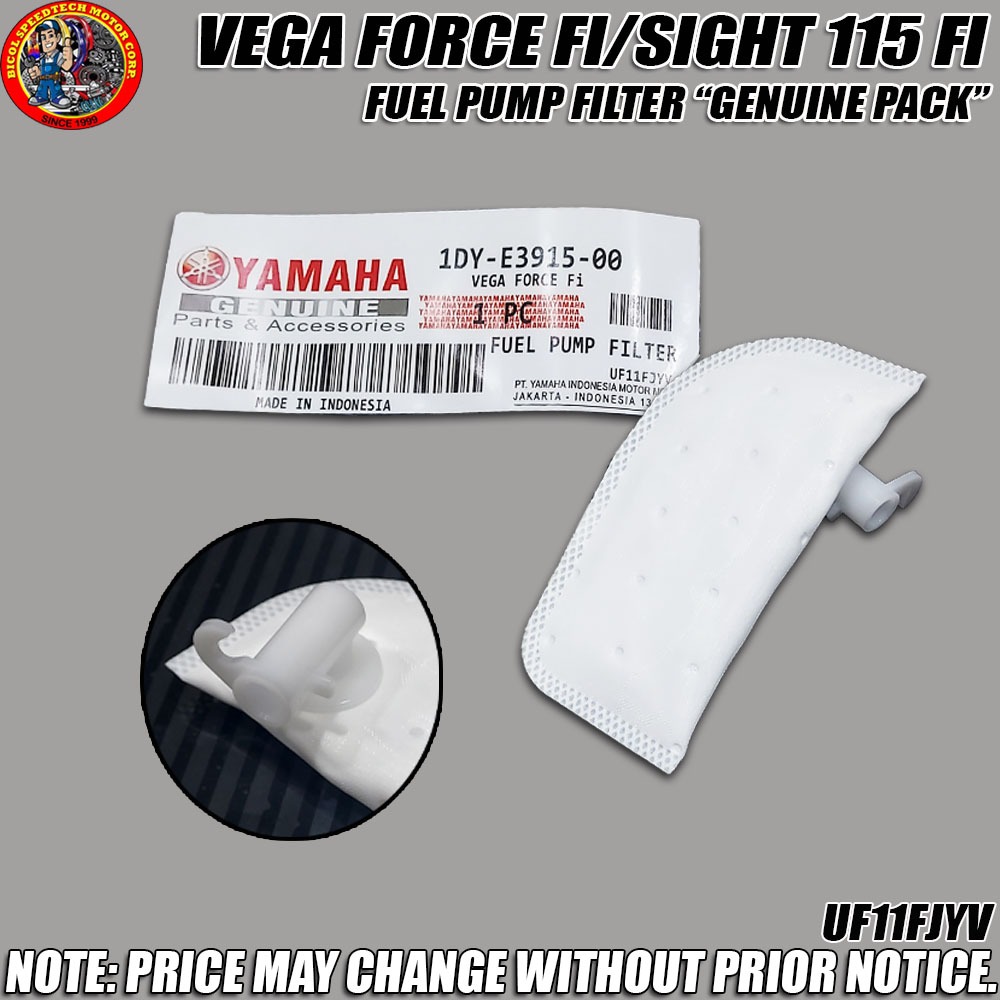VEGA FORCE FI/SIGHT 115 FI FUEL PUMP FILTER "GEN PACK" (UF11FJYV ...