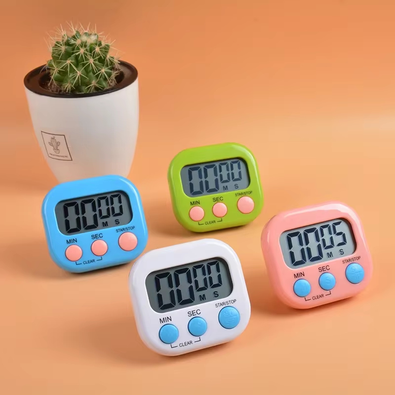 Kitchen timer alarm clock Electronic multi-function timer students do problem reminders home ...