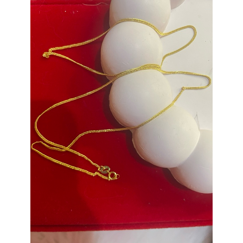 Box Type or Fox Tale Chain 20 inches | Shopee Philippines