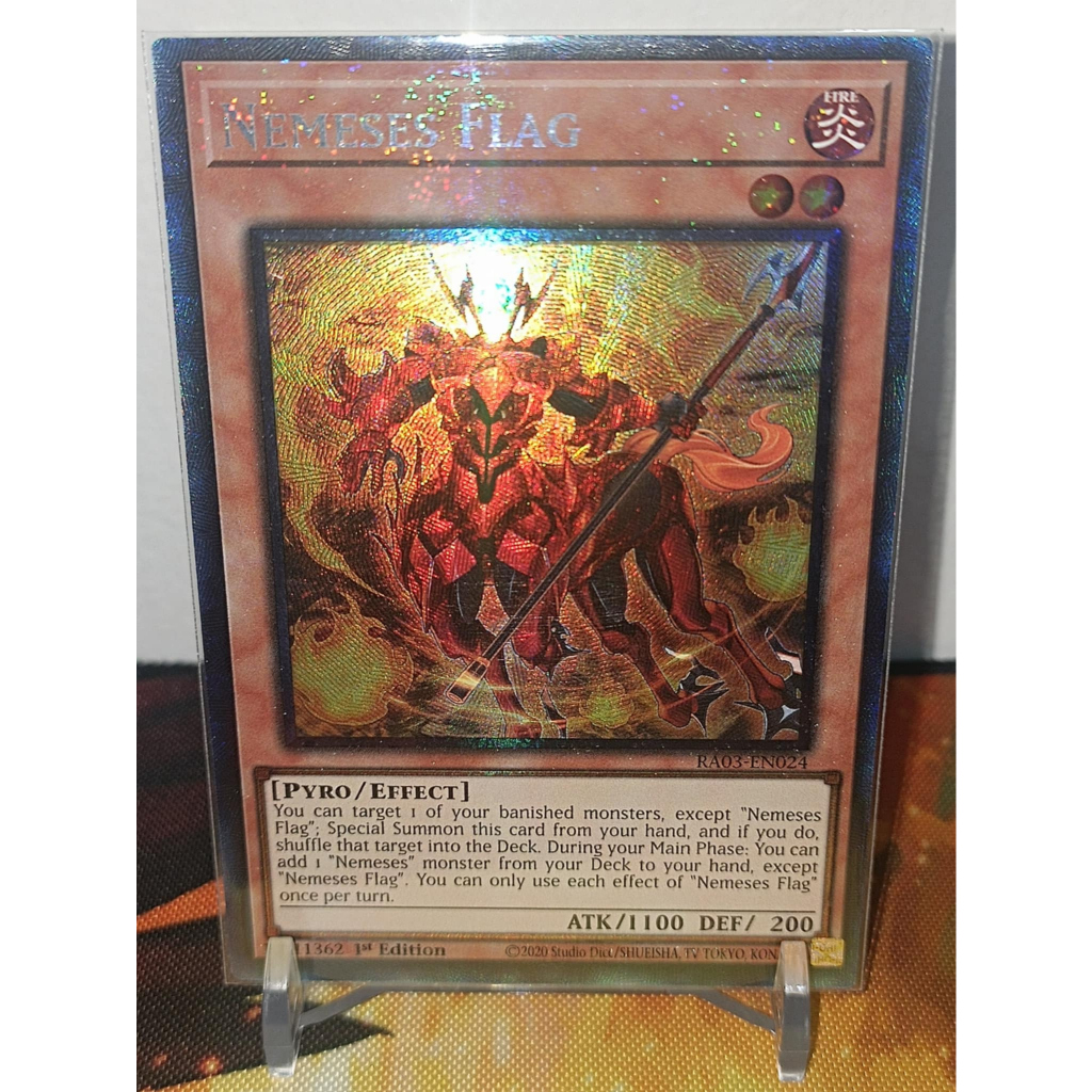 Nemeses Flag | RA03-EN024 | Collector's Rare | Shopee Philippines