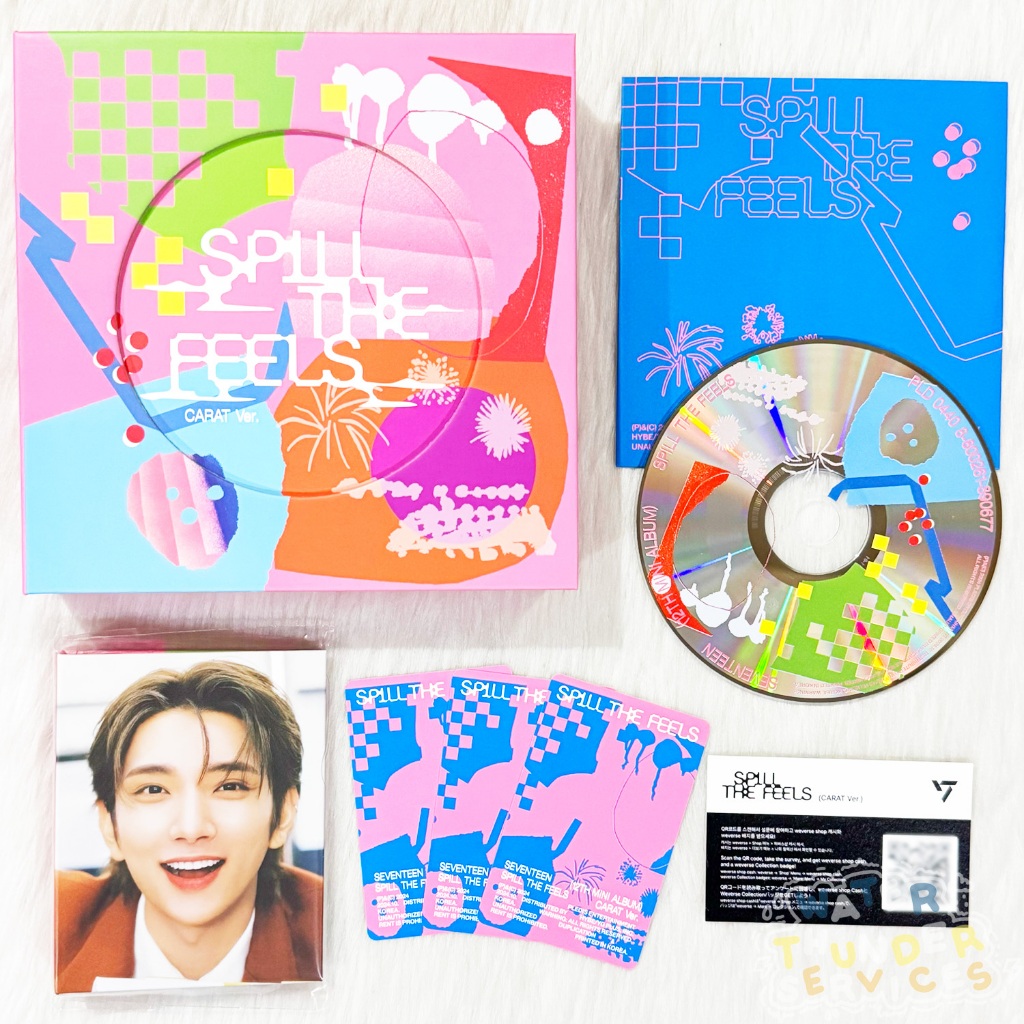 SEVENTEEN SVT Spill The Feels CARAT Ver. JOSHUA Version Unsealed ...
