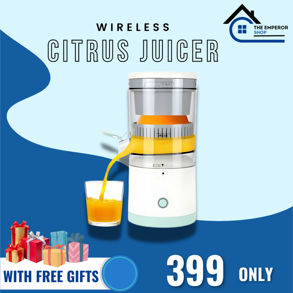 Portable Electric Wireless Citrus Juicer Squeezer Juice Maker Christmas ...