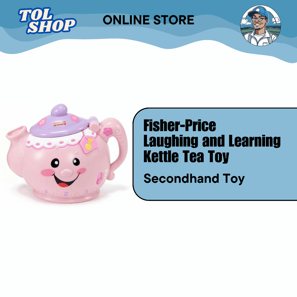 Fisher-Price Laughing and Learning Kettle Tea Toy | Shopee Philippines
