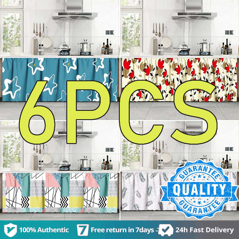 6PCS Lababo Curtain 70x150cm Curtain For Lababo Lababo Kitchen Curtain ...