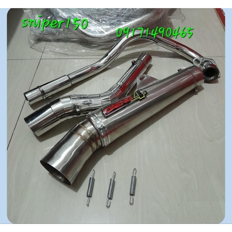 DAENG SAI4 OPEN PIPE FOR SNIPER 150 stainless | Shopee Philippines