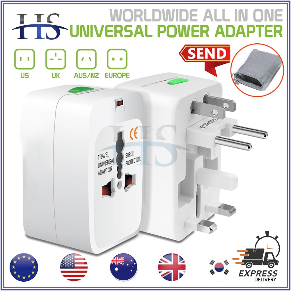 HS All in 1 Universal Adaptor For HongKong US/UK Travel Adapter ...
