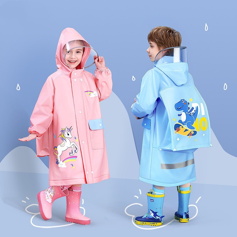New Product Raincoat 6-15 Years Old Kids Raincoat Kids Girls and Boys ...