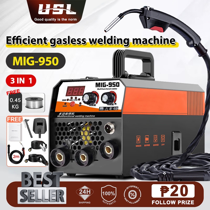 MIG-950 Welding Machine 220V High Quality MIG/MMA/TIG 3IN1 Portable ...