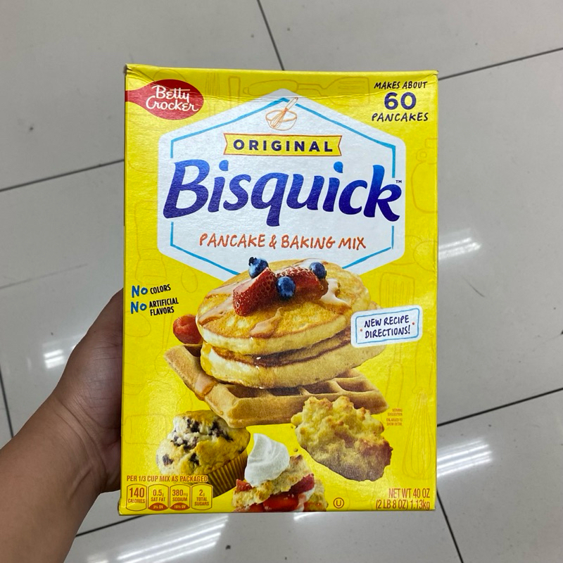 BETTY CROCKER ORIGINAL BISQUICK PANCAKE & BAKING MIX 1.13kg | Shopee ...
