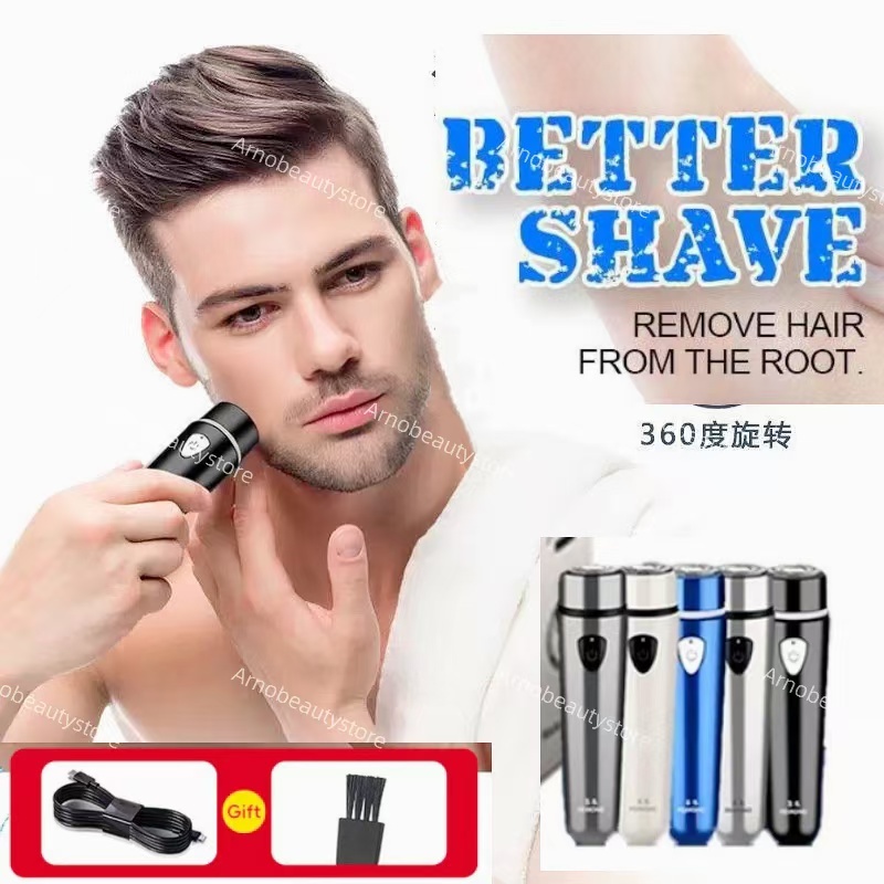 Mini Electric Shaver Portable Unisex Soft Shaver Hair Removal Tool ...
