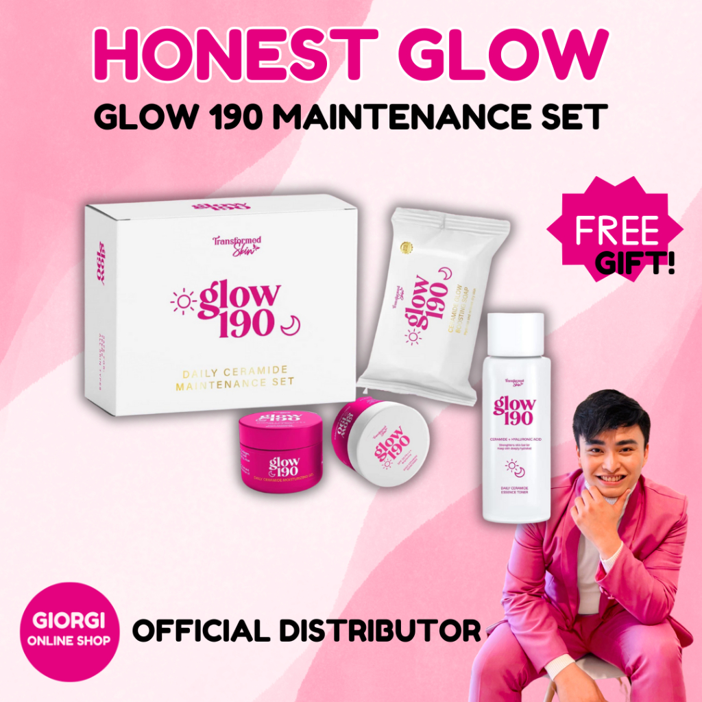Glow 190 Maintenance Set by Honest Glow 4 in 1 (White Box) | Shopee ...