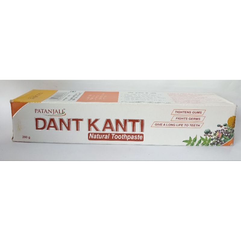 Patanjali Dant Kanti toothpaste 200g herbal toothpaste | Shopee Philippines